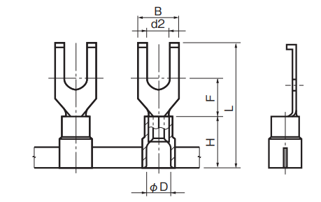 Insulated Chain Terminals (ICT) - Flanged Spades | Insulated Chain ...