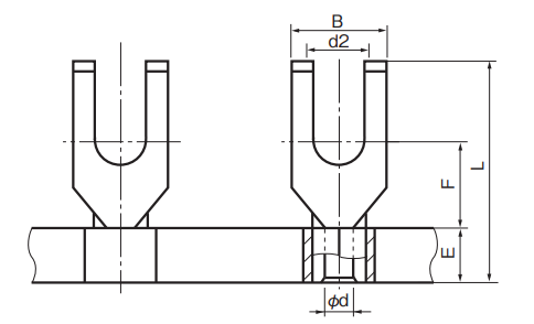 Chain Terminals (CT) - Flanged Spades | Chain Terminals (CT) - Flanged ...